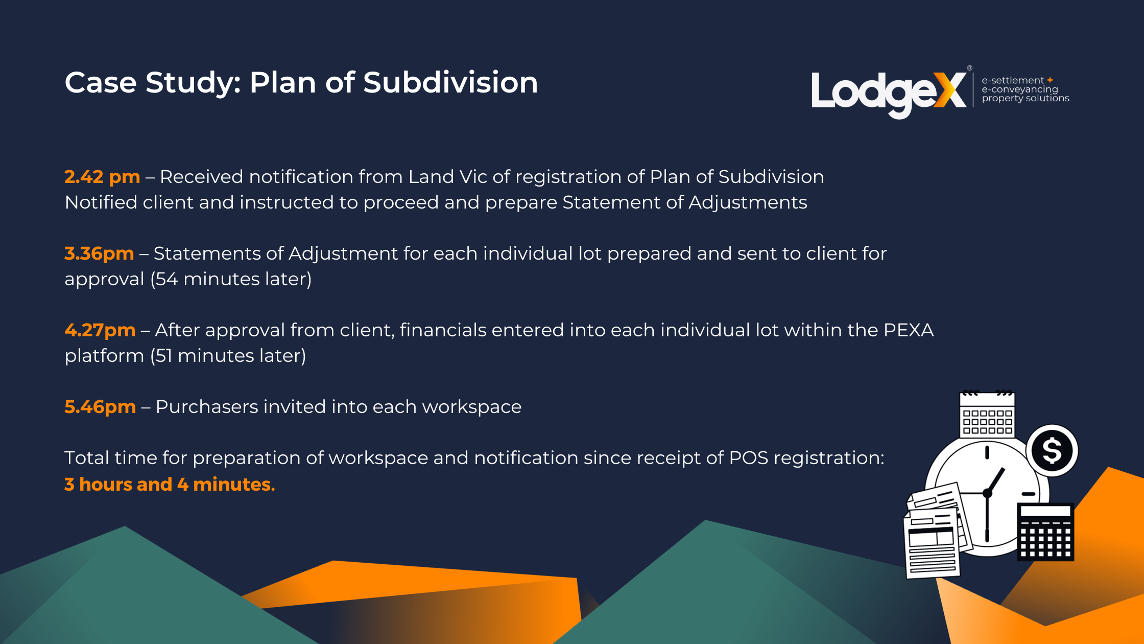 Case Study Plan of Subdivision (Banner) - LodgeX